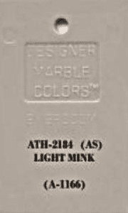 Color Chart - Designer Marble Colors